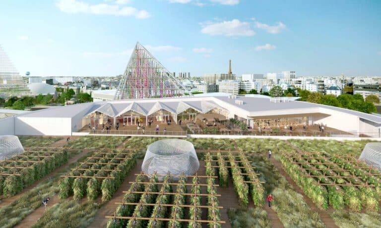 The largest urban farm is being built on the roof in Paris - Malls.com
